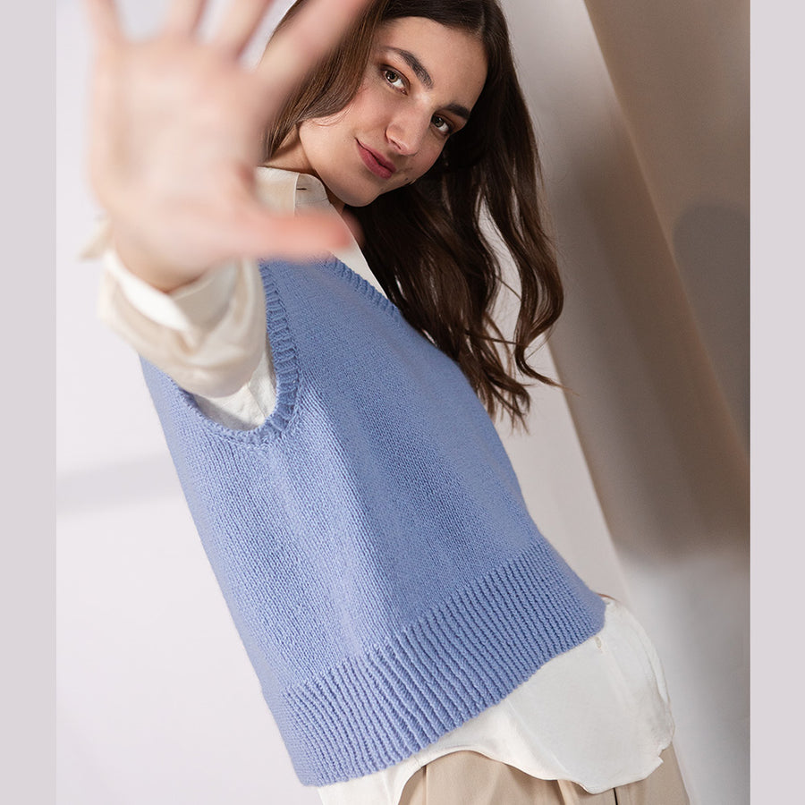 STRICKANLEITUNG Pullunder Lotta | Westover Damen | Herbst | Pascuali
