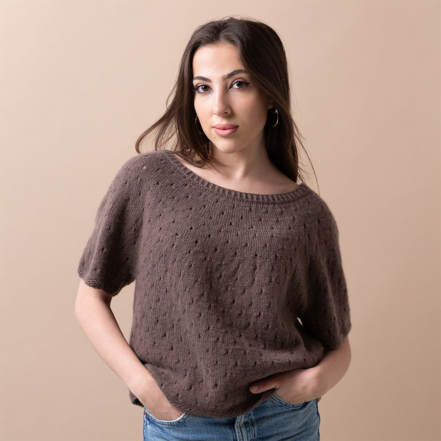 PATTERN Shirt Ajour Stitch | Eyelet Shirt | Women's Shirt | Pascuali