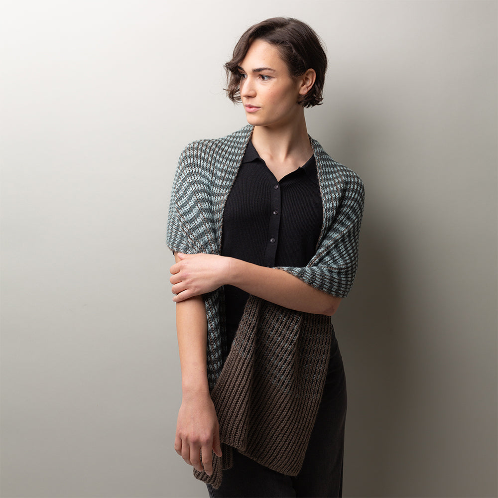 STRICKANLEITUNG Color Echo Scarf | Schal im Patentmuster | Pascuali